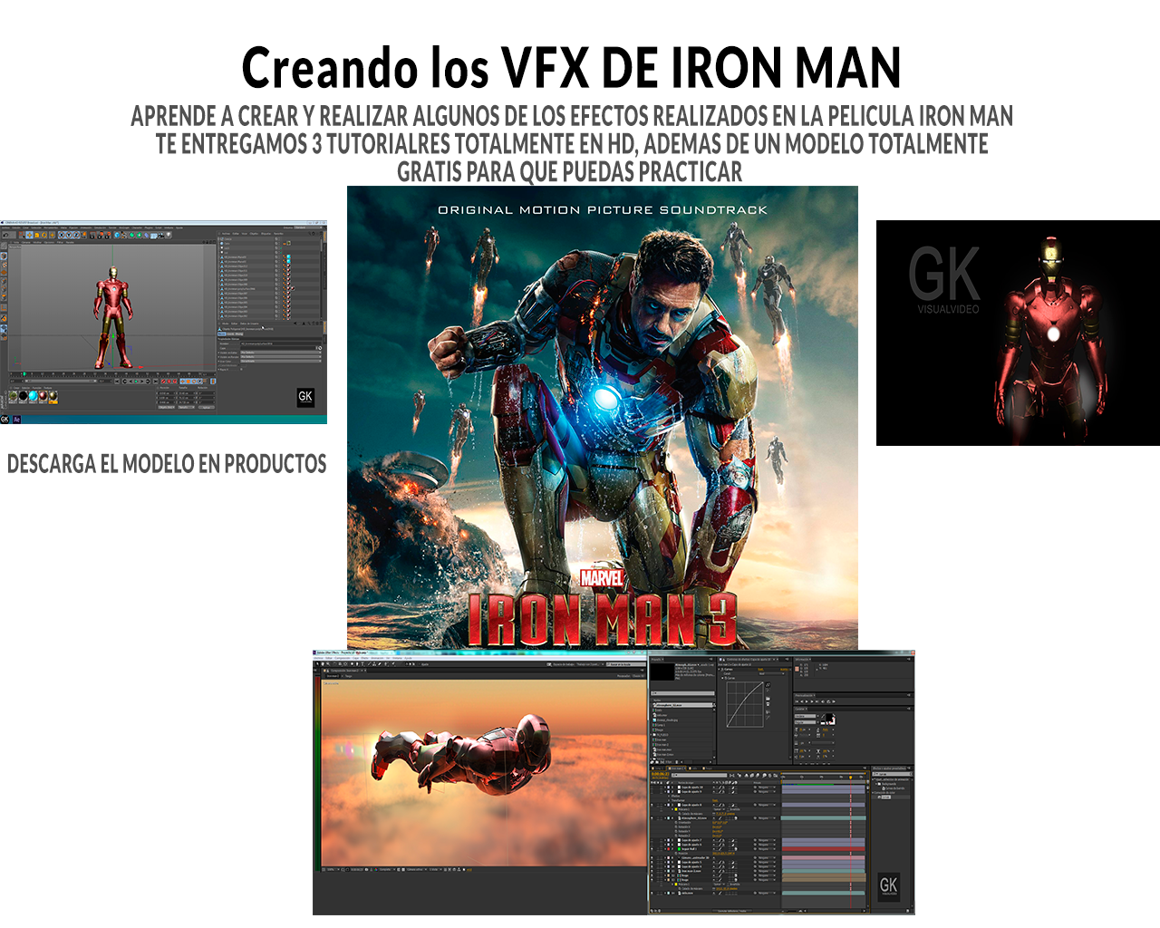 Creando los VFX Iron Man :: Visualvideo